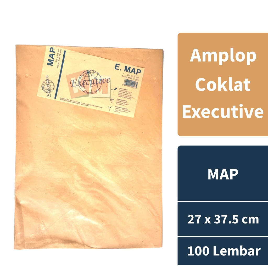 Jual Amplop Coklat Samson E Ukuran Map isi 20's | Shopee Indonesia