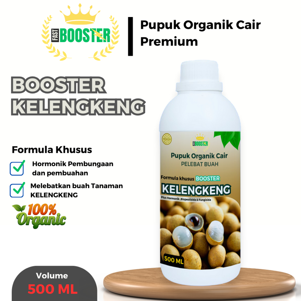 Jual Pupuk Organik Cair Kelengkeng 500ml Booster pelebat kelengkeng memacu pembuhan dan bunga ...