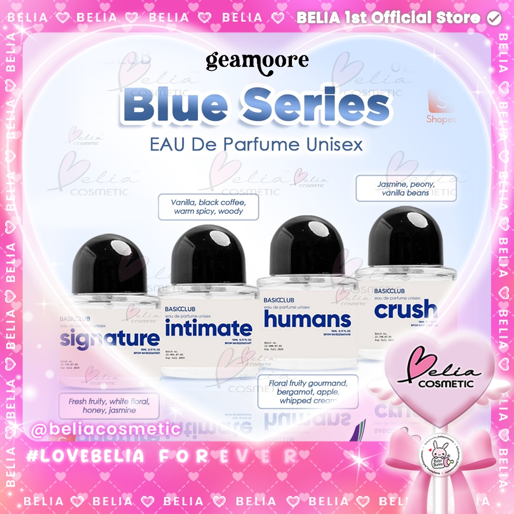 Jual BELIA BASICCLUB Blue Series Eau De Parfume 30ml | Parfum EDT ...