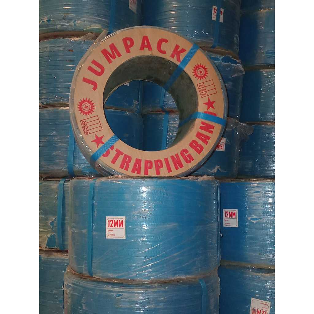 Jual Tali Strapping Band/Tali Packing/Tali Klem - 12mm Biru 8Kg Merk ...