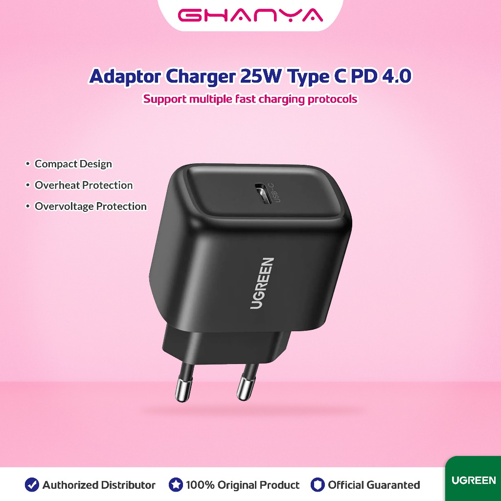 Jual UGREEN Adaptor Charger 25W Type C PD 4.0 PPS Super Fast Charging ...