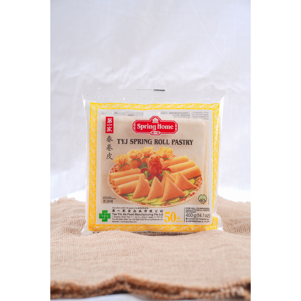 Jual TYJ SPRING HOME SPRING ROLL PASTRY 50 SHEET 400 GR / TYJ KULIT ...