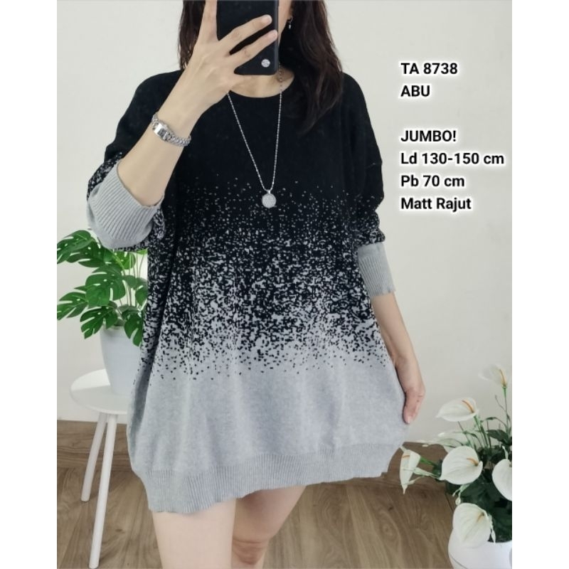 Jual Blouse Jumbo Ld 130 Rajut Bangkok TA 8038 TA 8594 TA 8697 TA 8730 TA 8735 TA 8737 TA 8738 ...