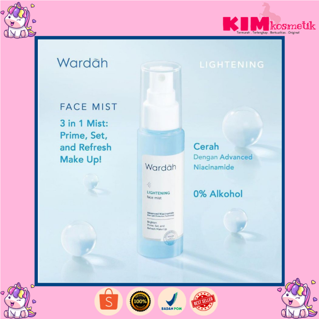 Jual WARDAH LIGHTENING FACE MIST 60ML | Shopee Indonesia