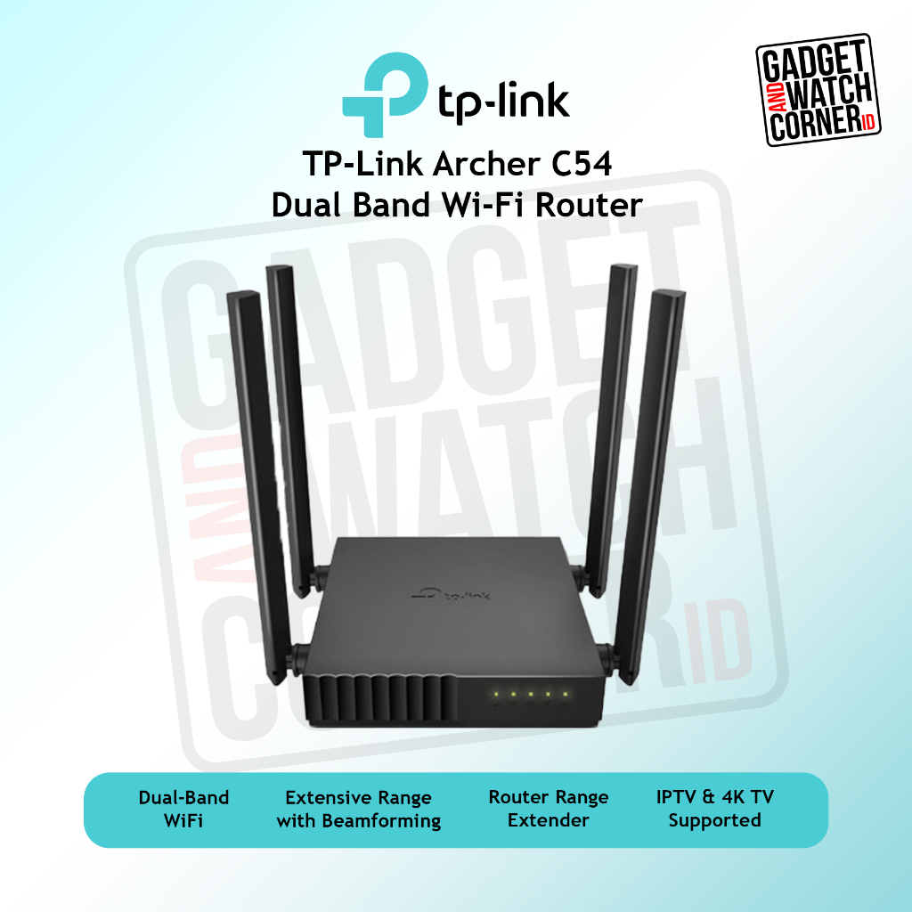 Jual TP-LINK Archer C54 AC1200 Dual-Band Wi-Fi Router IPTV & 4K TV Supported | Shopee Indonesia