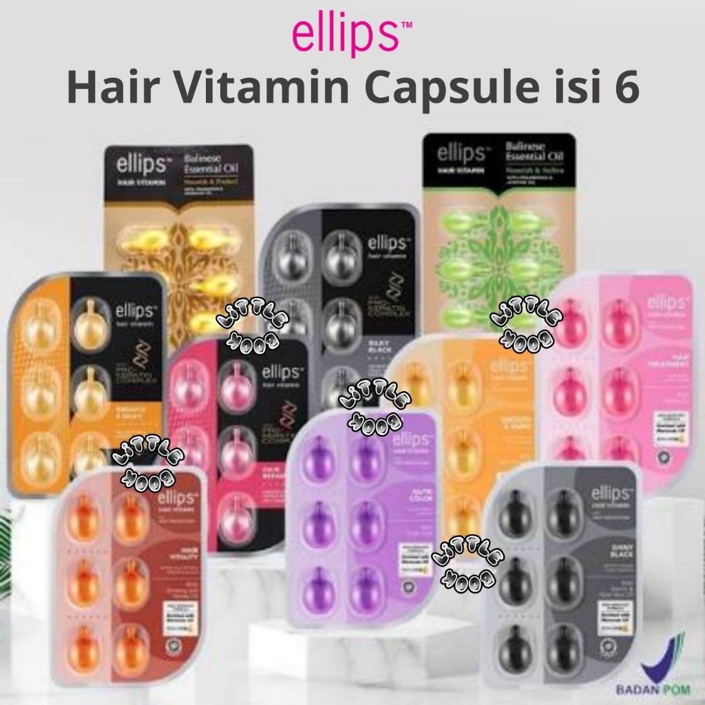 Jual Ellips Hair Vitamin | Pro Keratin | Balinese 6 Capsules | Shopee ...