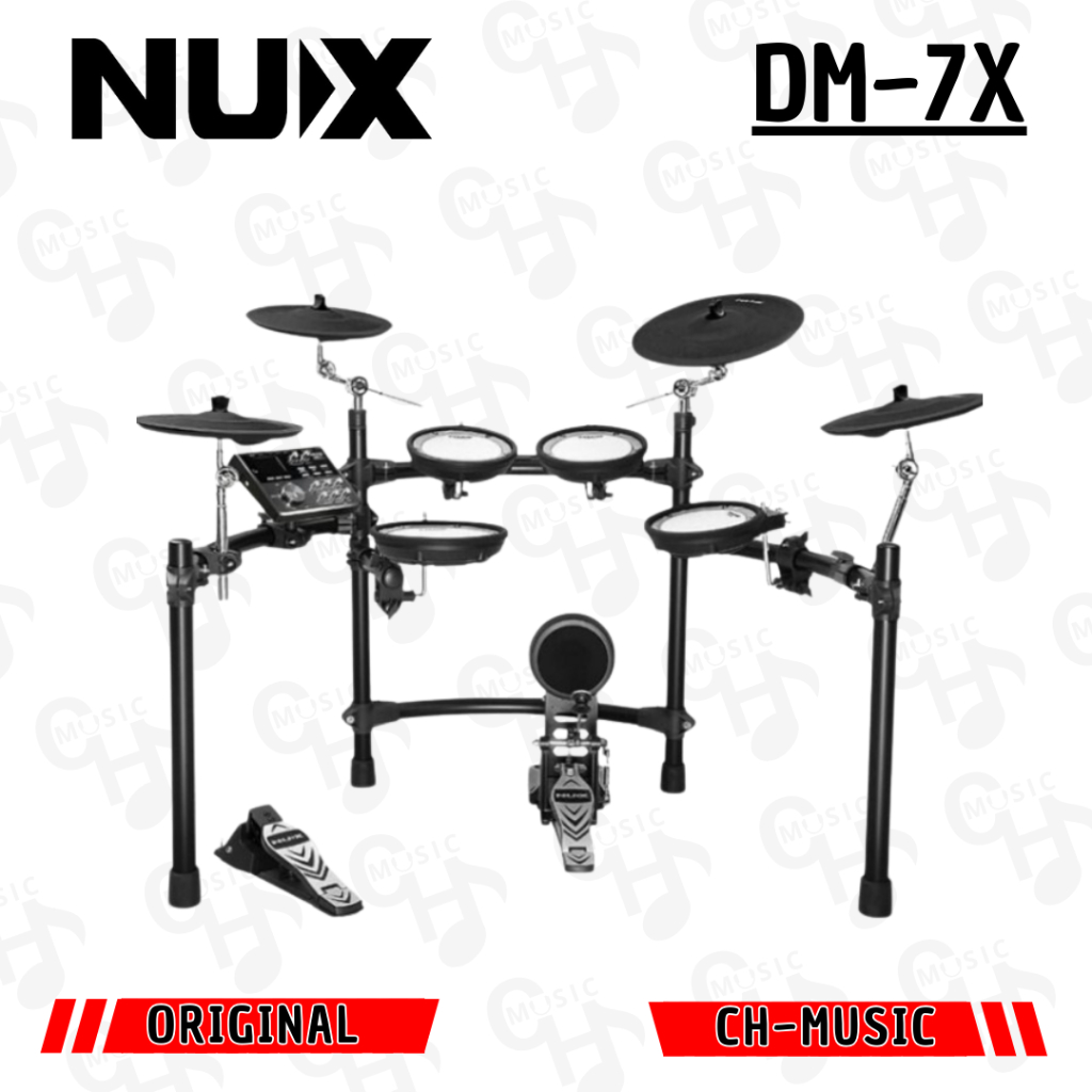 Jual Nux DM7X Portable Digital Electronic Drum Kit Nux DM-7X | Shopee ...