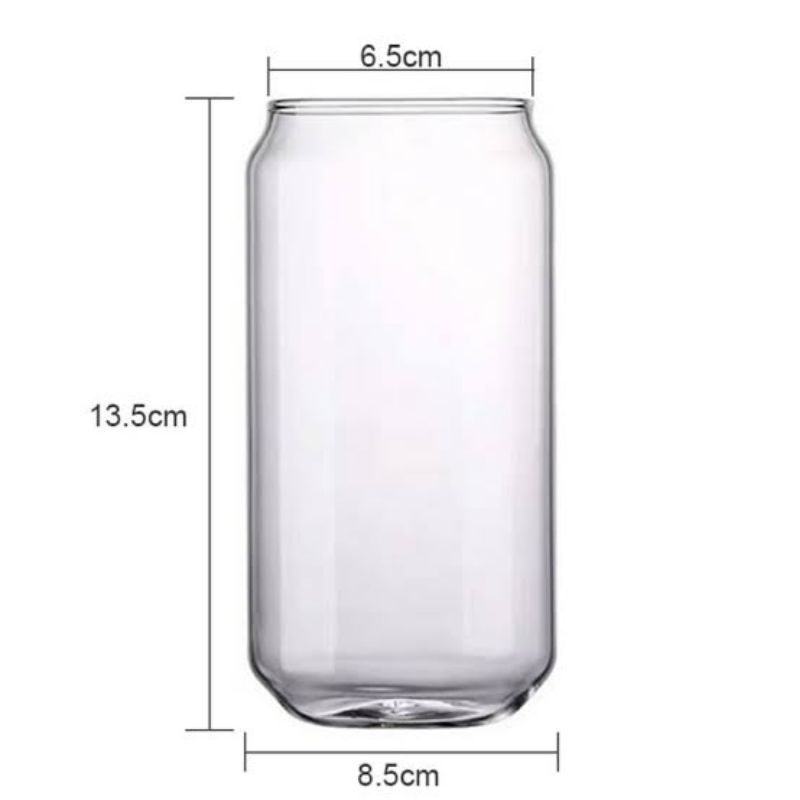 Jual 16oz 473ml Coke Can Glass Gelas Kaca Bening Bentuk Minuman Kaleng | Shopee Indonesia