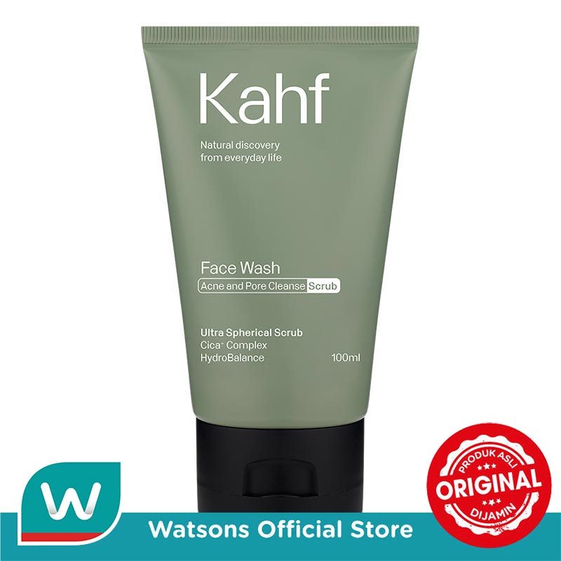 Jual Kahf Acne and Pore Cleanse Scrub Face Wash 100ml | Shopee Indonesia