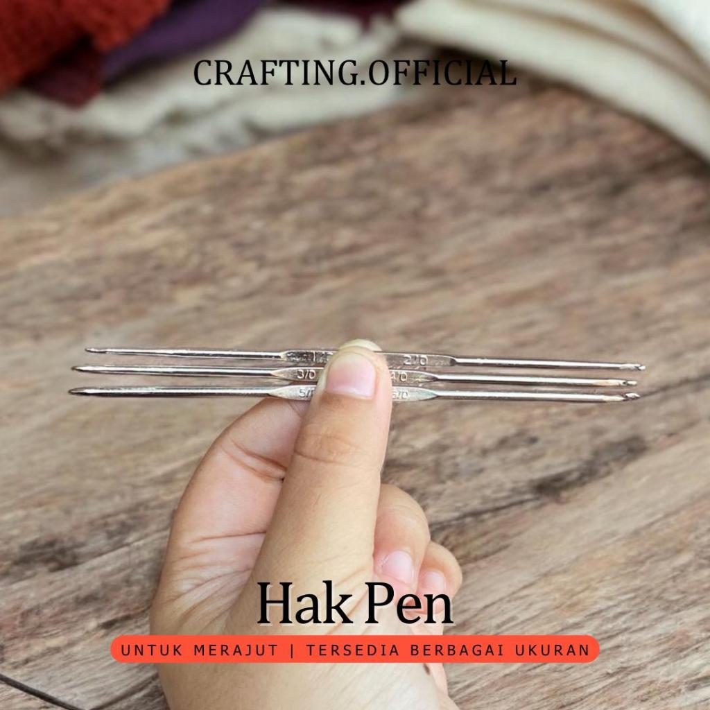 Jual HAK PEN / CROCHET HOOKS / JARUM RAJUT / PENA RAJUT | Shopee Indonesia