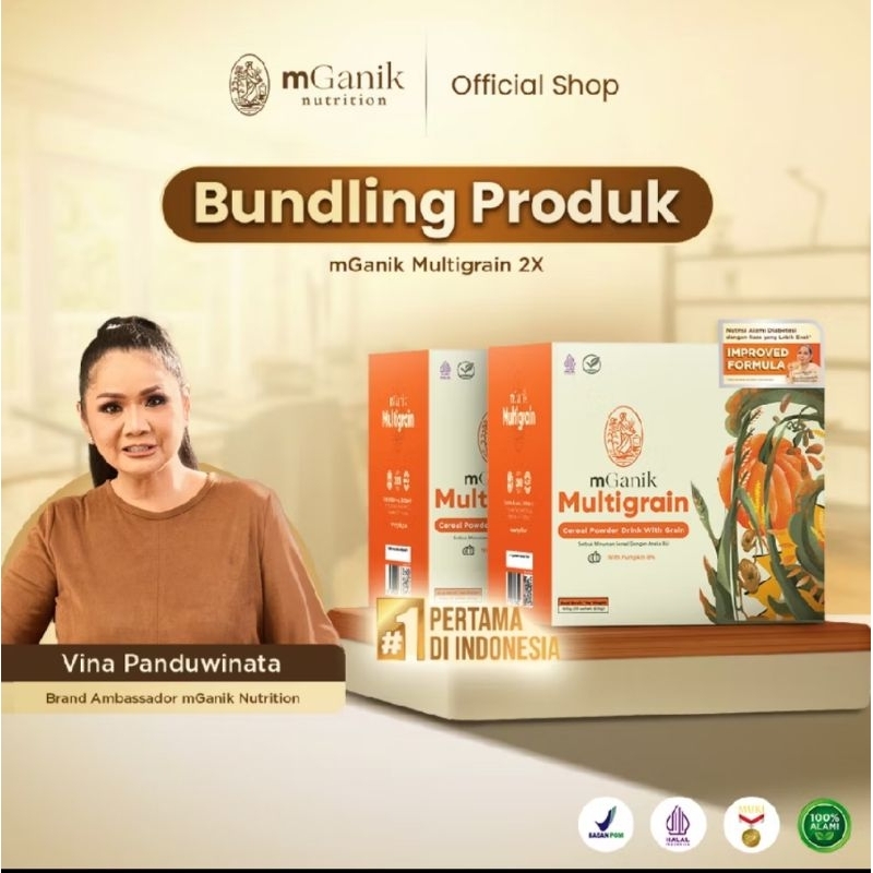 Jual MGANIK MULTIGRAIN PAKET 2 BOX | Shopee Indonesia