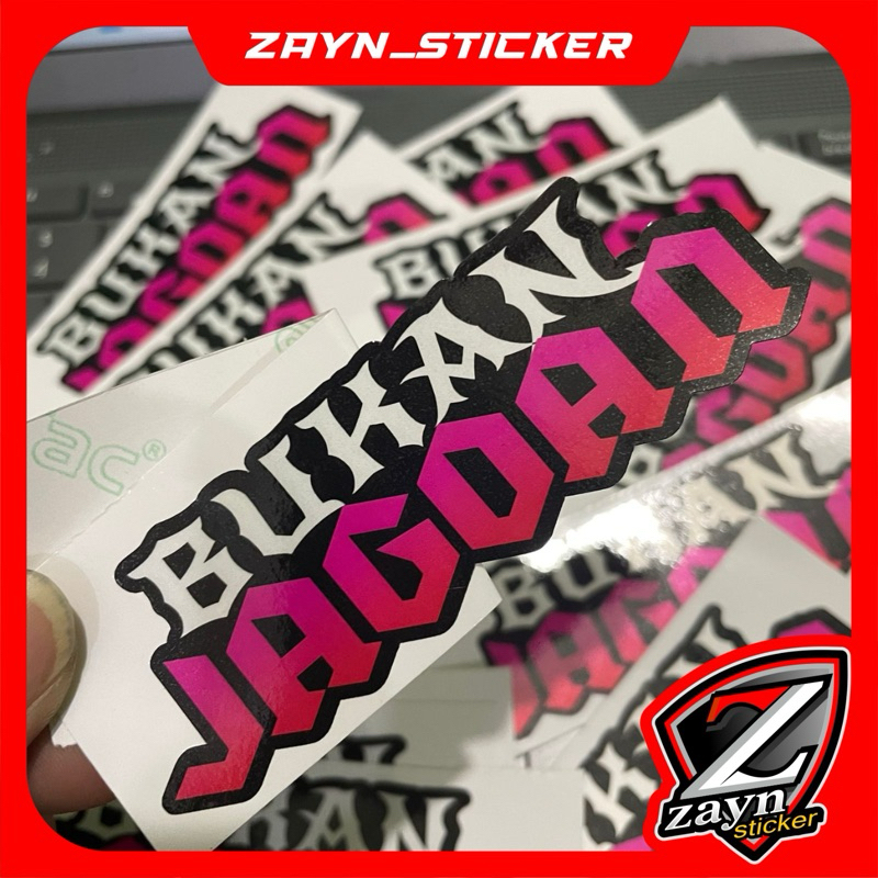 Jual sticker viral bukan jagoan 027 | Shopee Indonesia