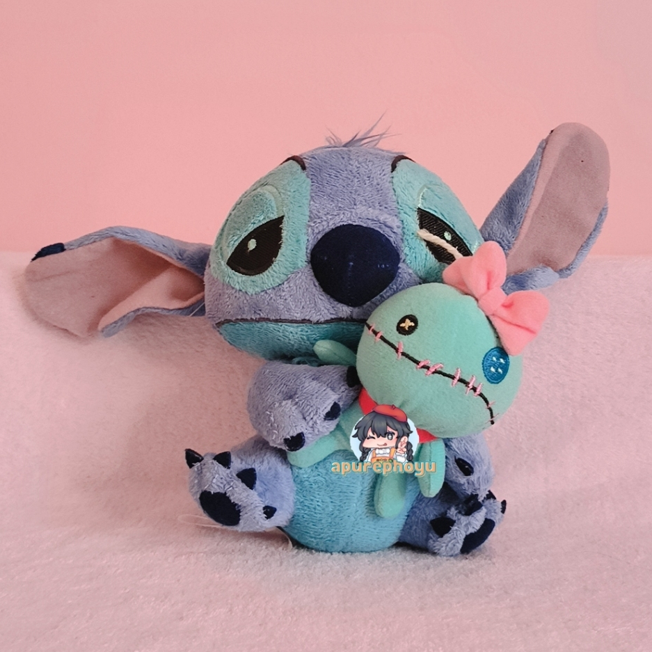 Jual Boneka Disney Lilo and Stitch Holding Scrump SEGA Plush | Shopee ...