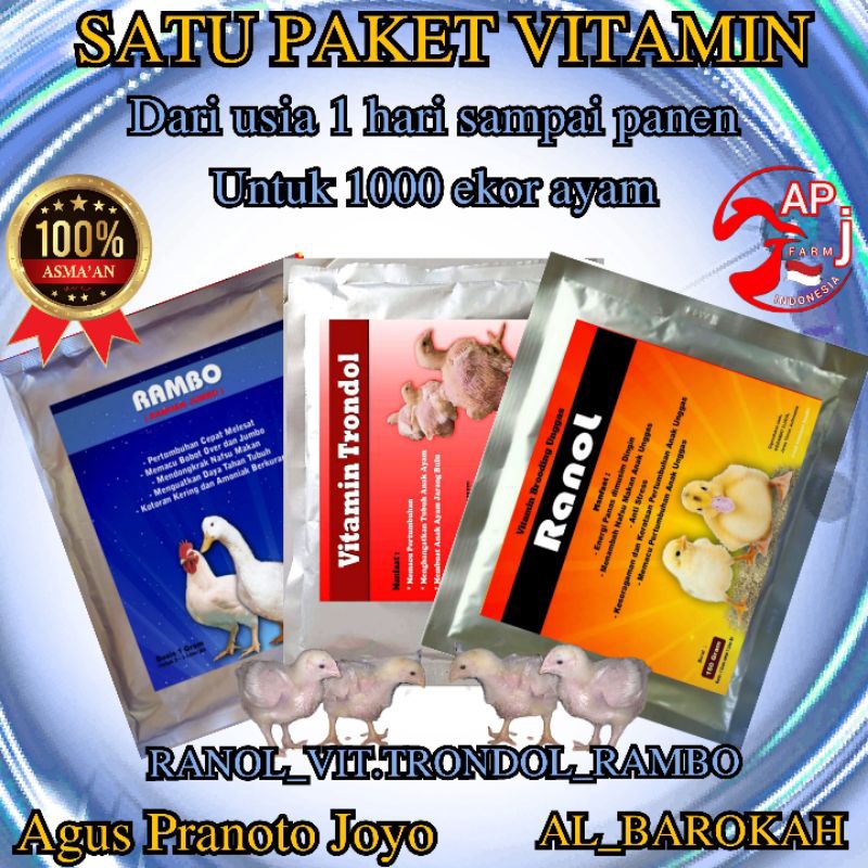 Jual vitamin ayam,vitamin ranol,vitamin trondol,vitamin rambo,satu ...