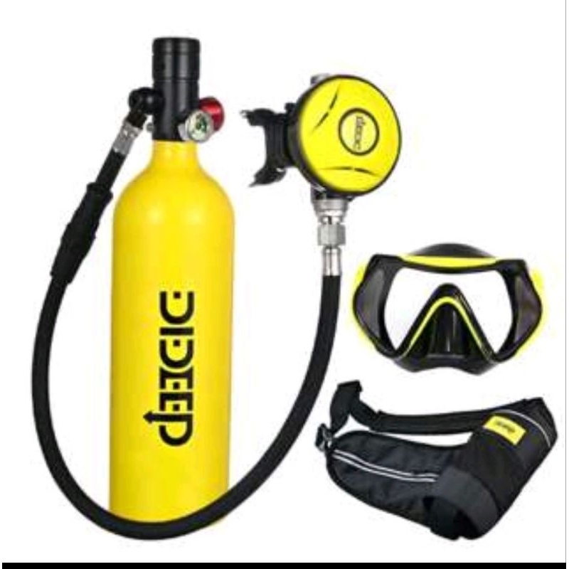 Jual Tabung scuba portable spearfishing, diving 1 liter | Shopee Indonesia