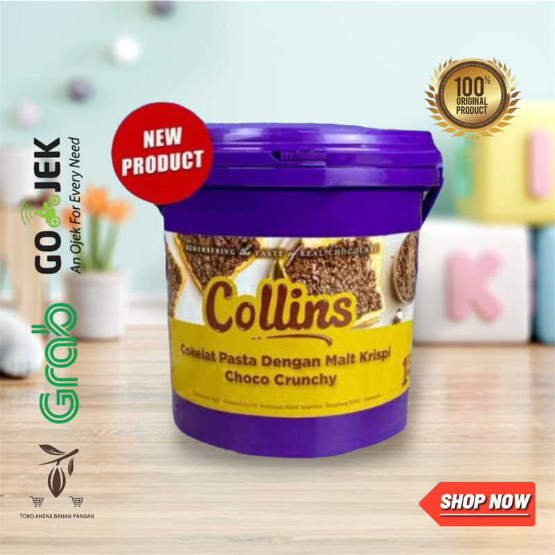 Jual COLLINS CRUNCHY 1 Kg - COKLAT VIRAL | Shopee Indonesia