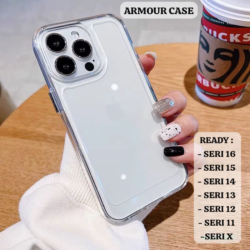 Jual [ANTI KUNING] ARMOUR CASE BUMPER BENING IPHONE 16 PROMAX 16 15 PRO 15 14 PLUS 14 13 PRO 13 ...
