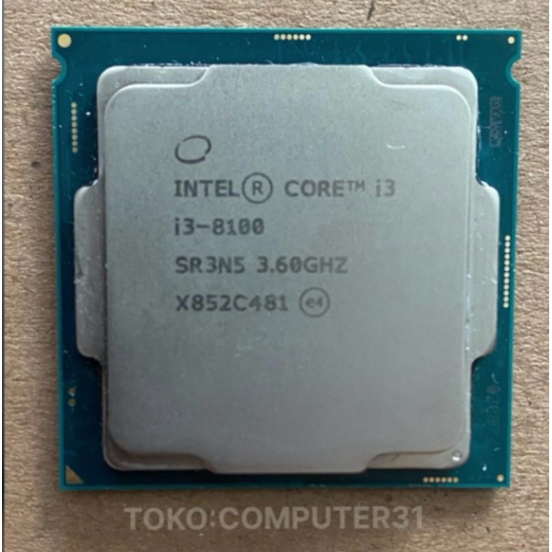 Jual PROCESSOR INTEL CORE I3 8100 3,60 GHz GENERASI KE8 LGA 1151 GARANSI 1TAHUN | Shopee Indonesia