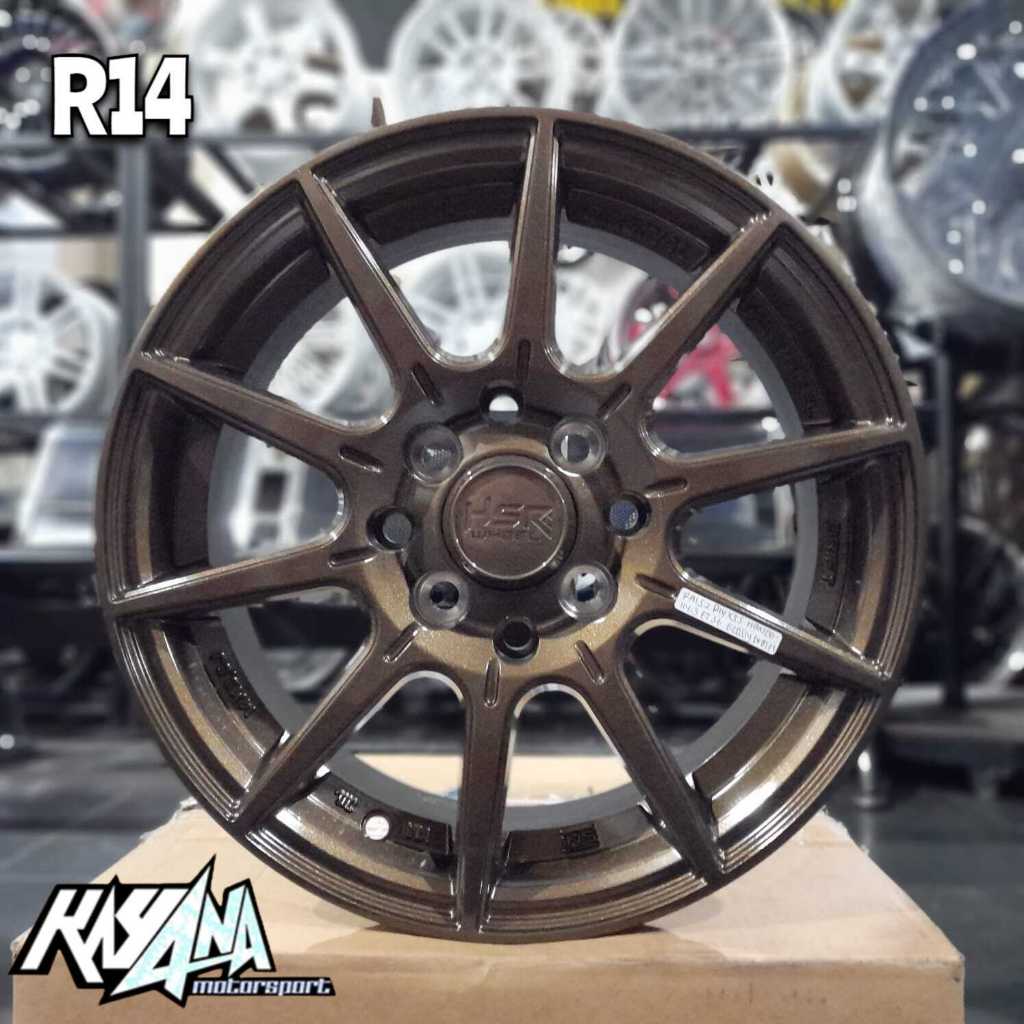 Jual Velg Mobil HSR RAI-S2 R14 PCD 8X100-114,3 Lebar 5.5 ET/Offset 36 ...