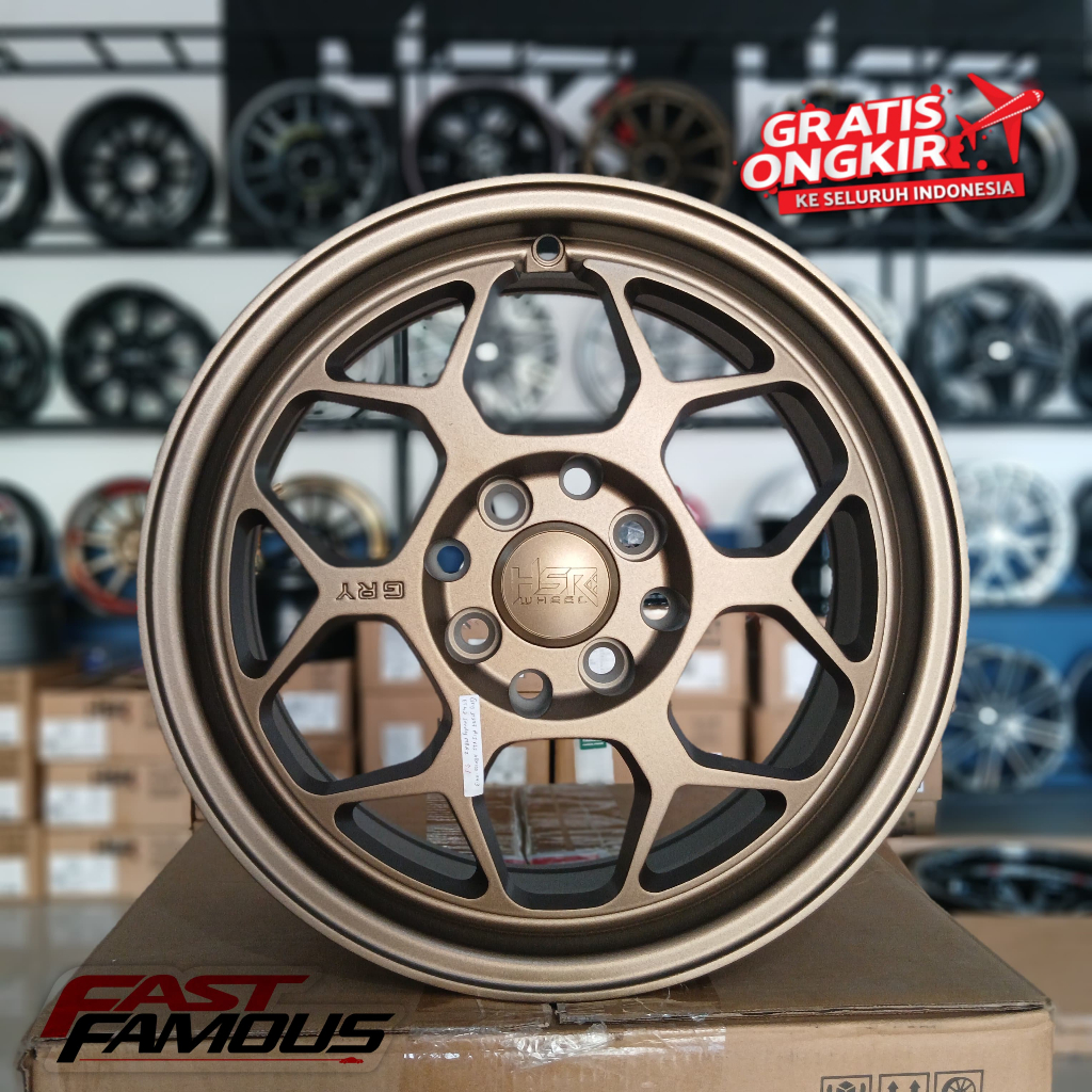 Jual Velg Racing R15 Baut 4 Rata Body mobil Brio Ayala jazz Ignis Swift ...