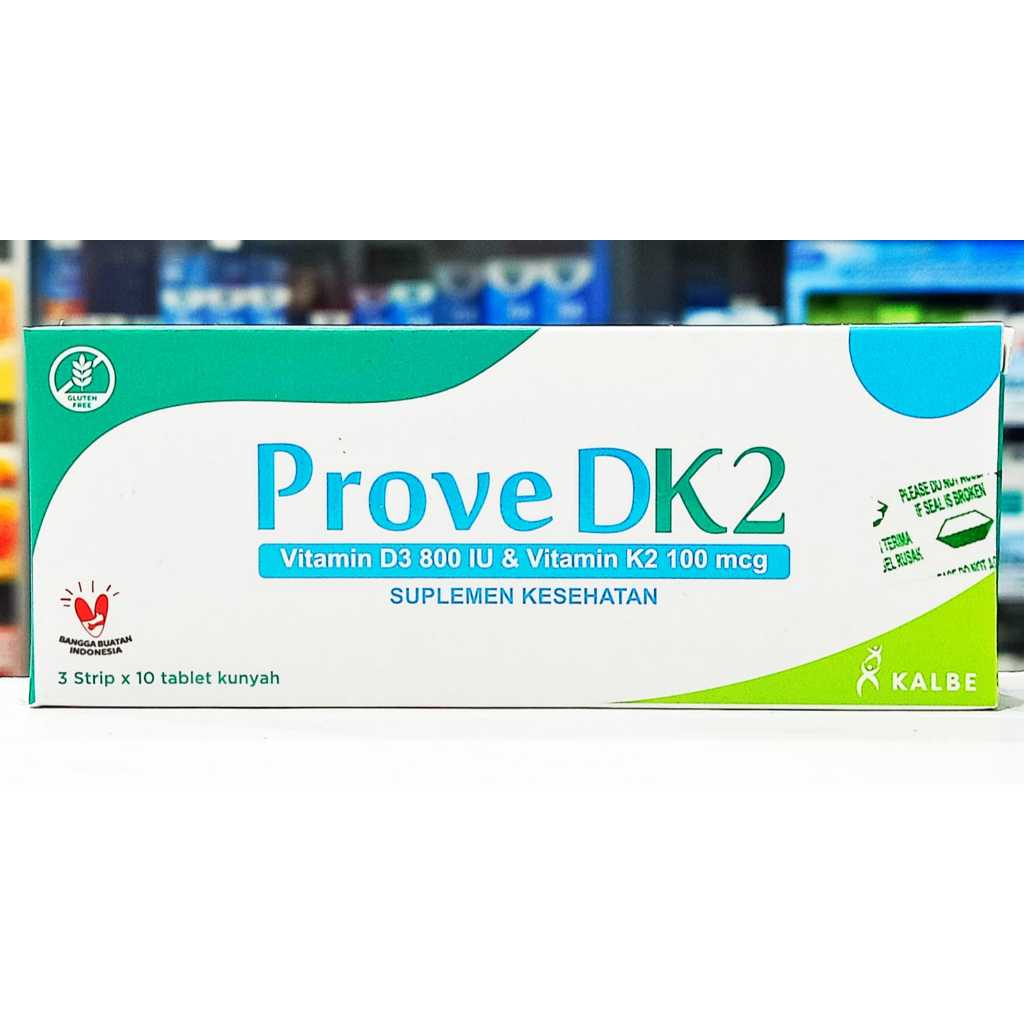 Jual Prove DK2 (D3 800IU+K2 100MCG) 𝟏 𝐊𝐎𝐓𝐀𝐊 𝐈𝐒𝐈 𝟑𝟎 𝐓𝐀𝐁𝐋𝐄𝐓 - Kesehatan ...