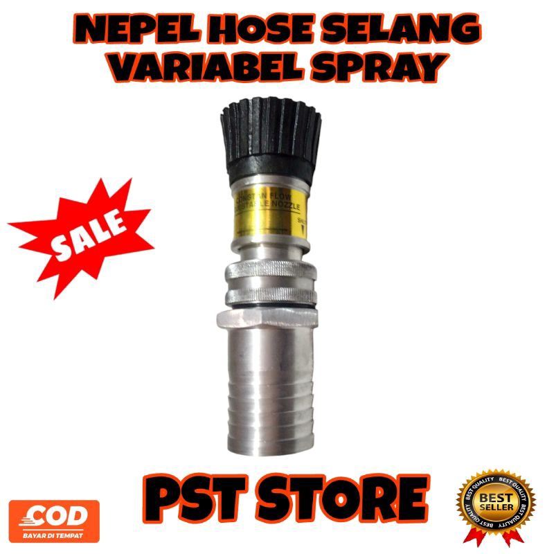 Jual Konektor Nepel Hose Selang + Variabel Spray Ukuran 1.5 inch dan 2 ...