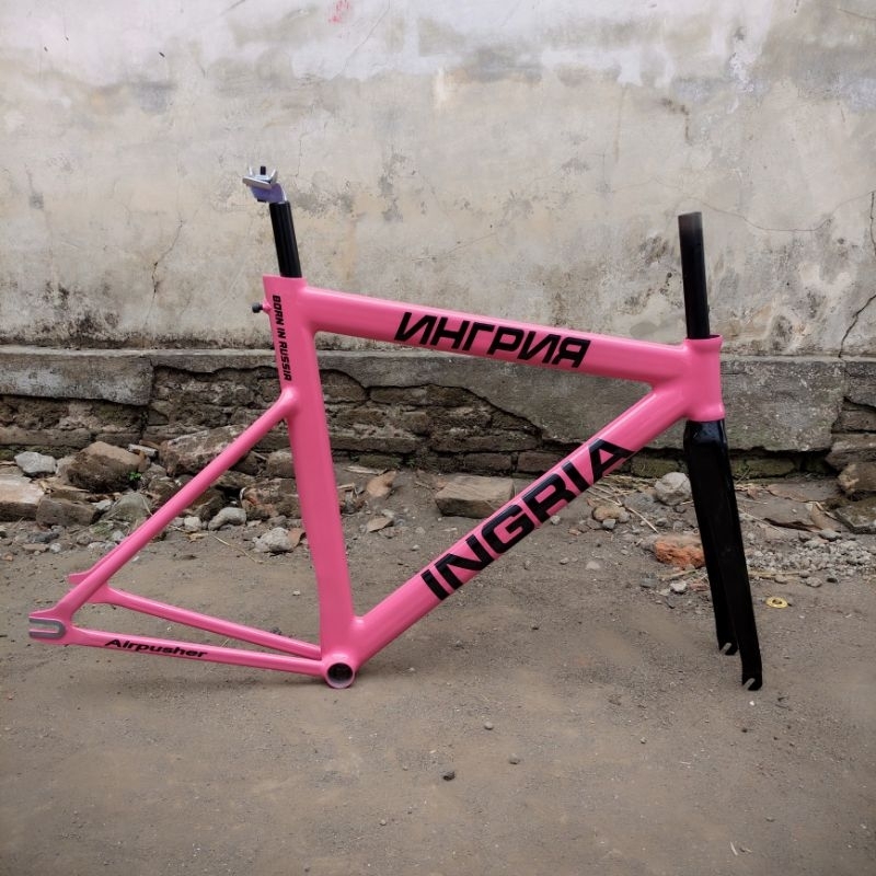 Jual Frame Sepeda Fixie Custom / Handmade Model Ingriya Hi-ten Steel ...