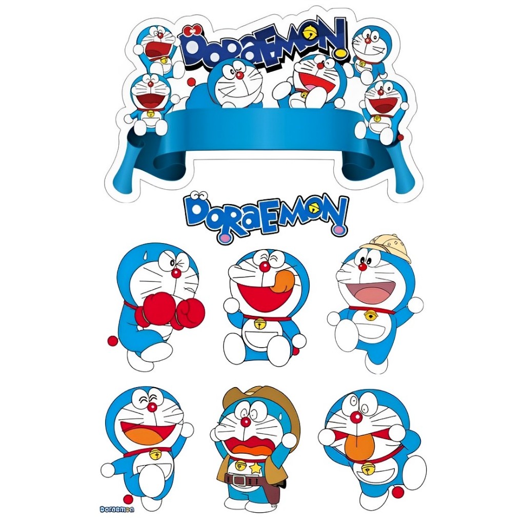 Jual Topper DORAEMON / CUSTOM NAMA / Hiasan Kue Ulang Tahun | Shopee ...