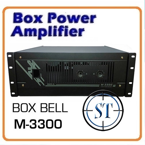 Jual BOX BELL M-3300 M3300 BOX POWER AMPLIFIER M 3300 Bok Tempat Kit Wadah Alumunium Sound ...