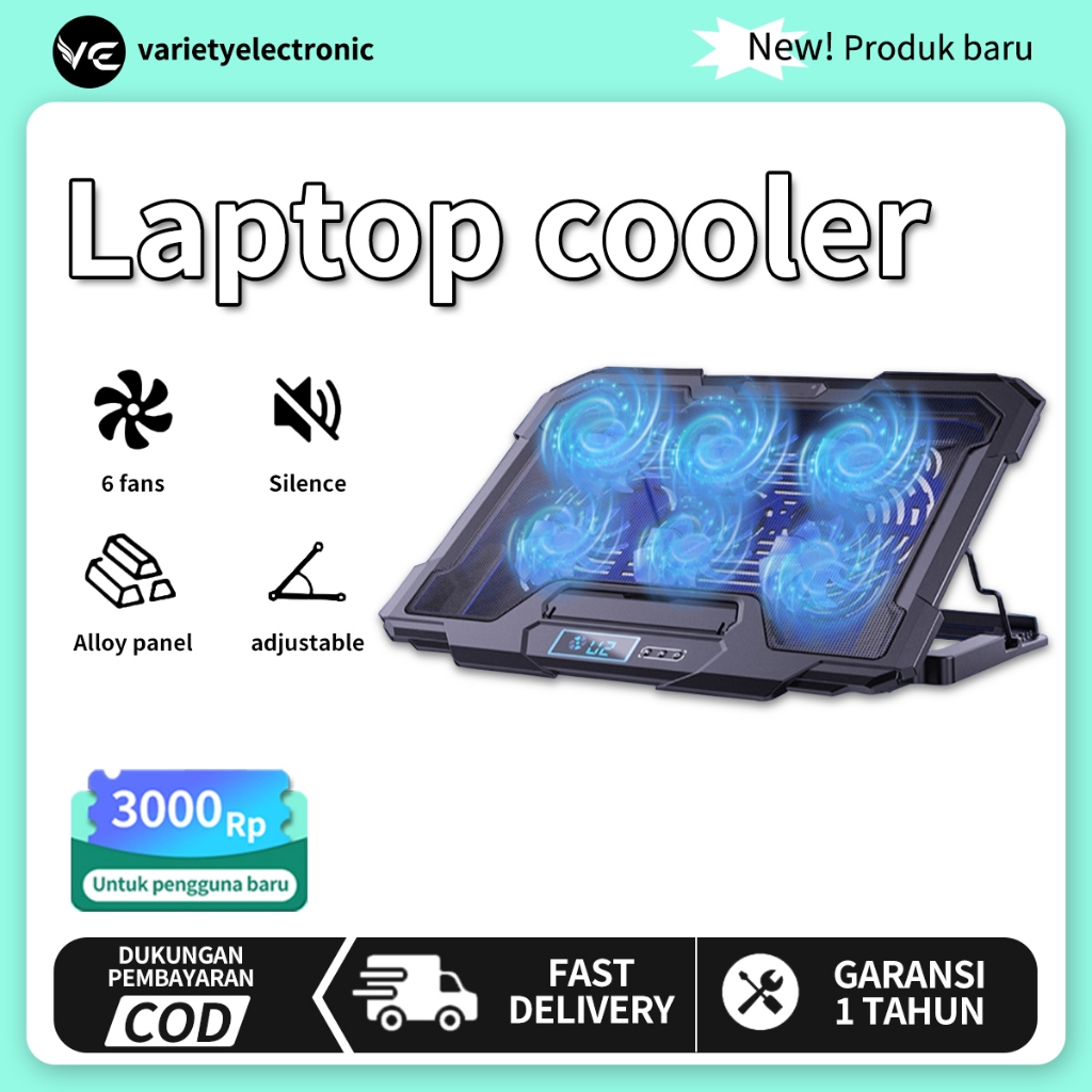 Jual Ready stock Kipas Pendingin Laptop Kipas Cooler Foldable Fan ...