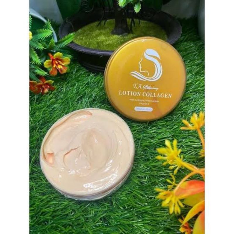 Jual T.A. TA Glowing Lotion Collagen With Collagen, Niacinamide,Vitamin ...