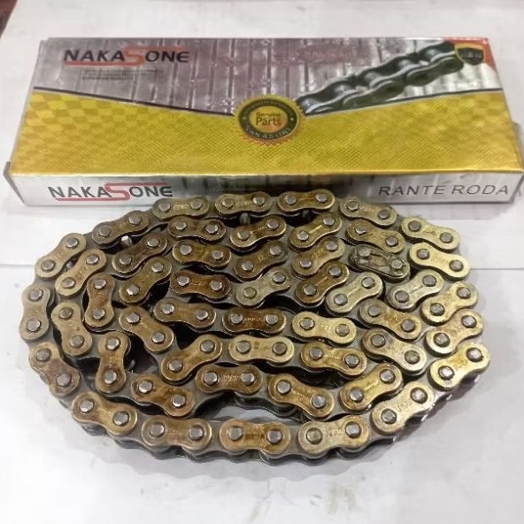 Jual RANTAI RANTE RODA MOTOR GOLD NAKASONE 428H-140 RANTE MURAH RANTAI ...