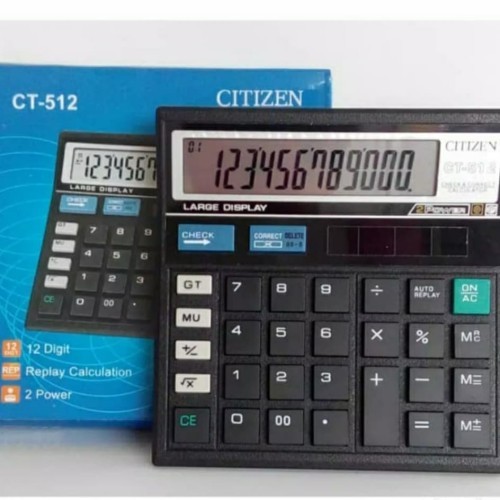 Jual Kalkulator Dagang Ukuran Besar KALKULATOR CITIZEN 512T Putih ...