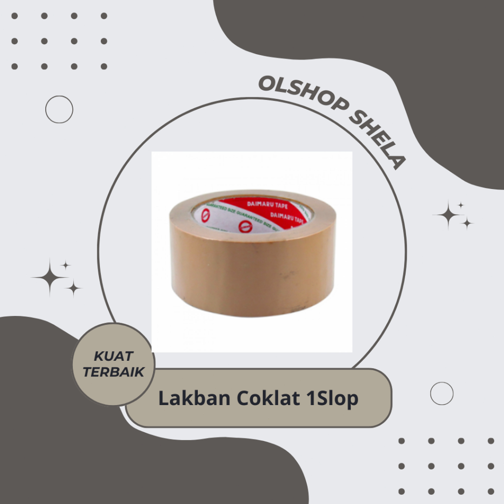 Jual Lakban Coklat 1Slop | Shopee Indonesia