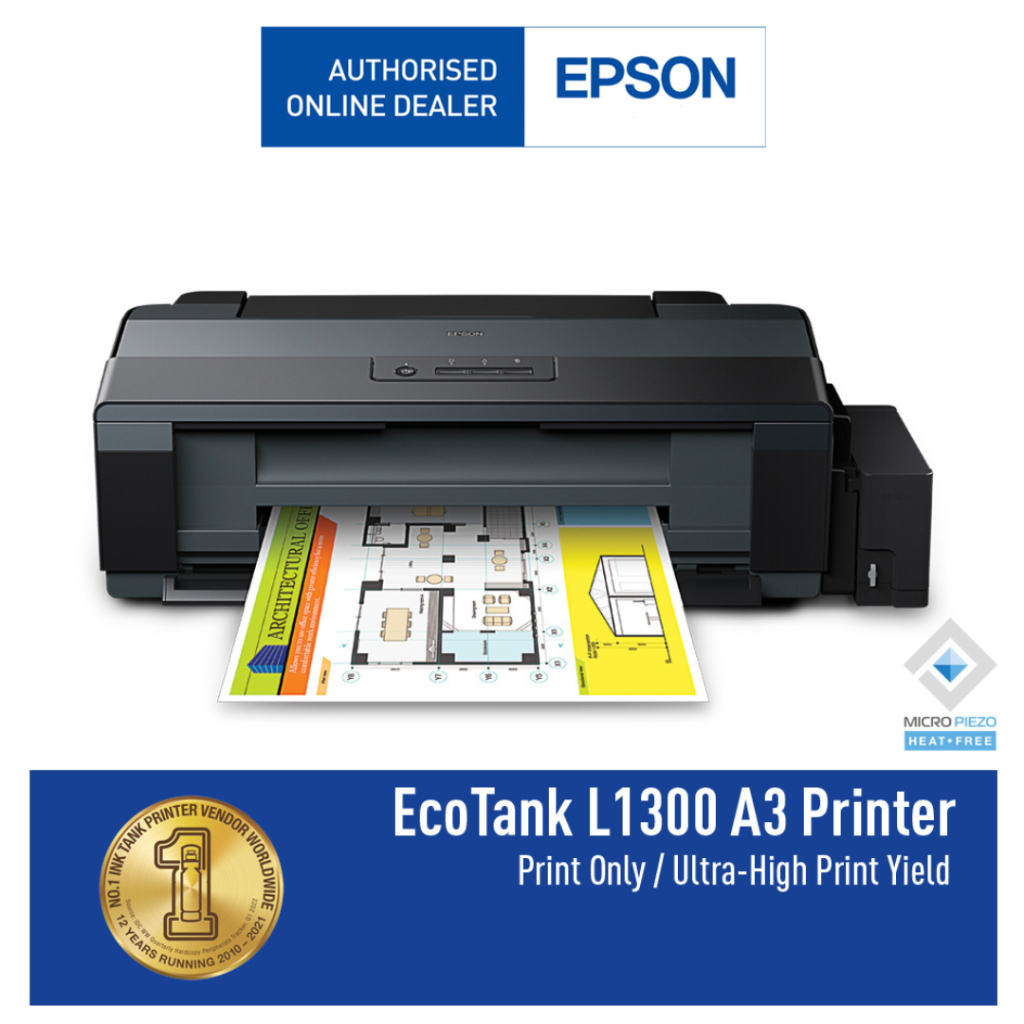 Jual EPSON Printer L1300 - A3+ Inktank (Print Only) | Shopee Indonesia