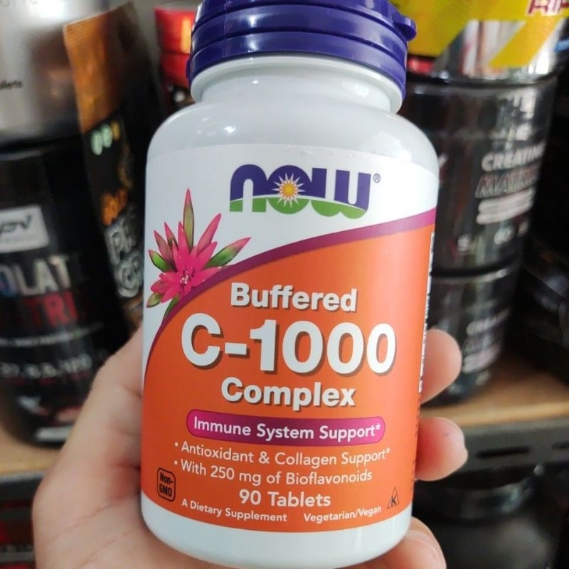 Jual Now C-1000 Buffered Complex 90 tabs Immune System Support | Shopee Indonesia