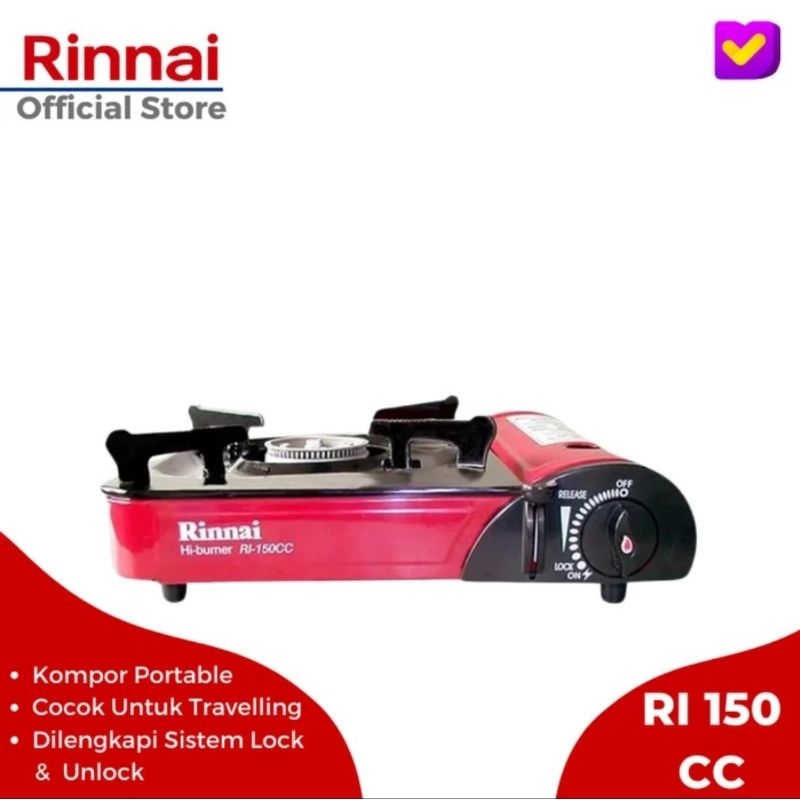 Jual RINNAI KOMPOR GAS PORTABLE TABUNG MINI GAS KALENG RI-150CC ...