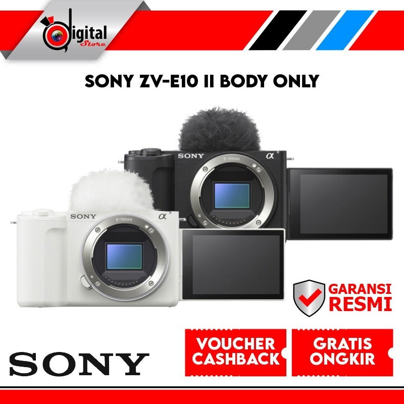Jual Sony ZV-E10 II Body Only Mirrorless Camera Sony Sony ZVE10 ZVE 10 ...