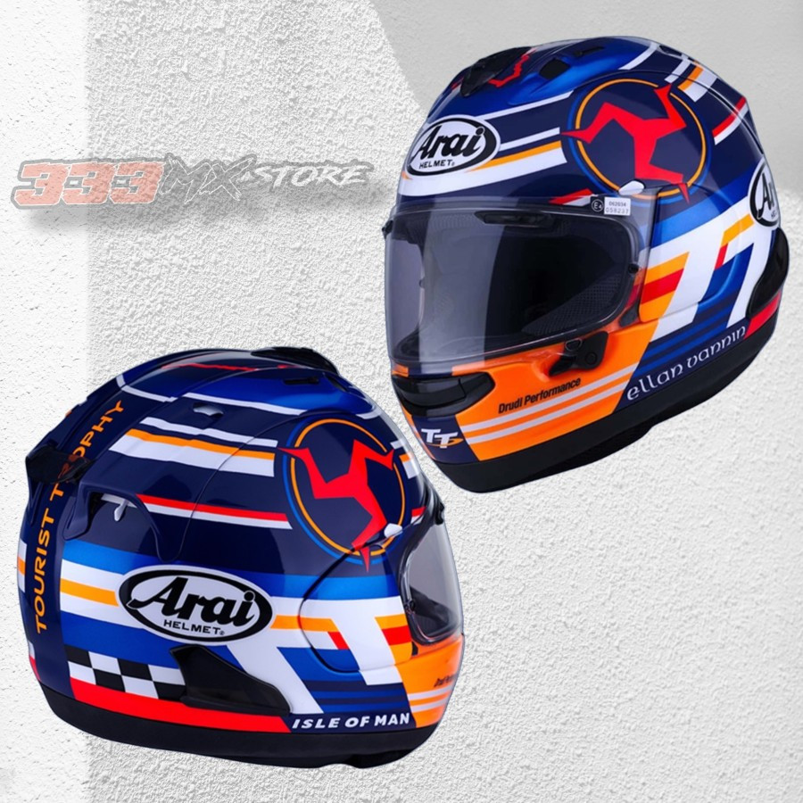 Jual Helm Arai RX7X IOM TT 2024 Helmet Motor Arai RX7X Original Japan Touring | Shopee Indonesia