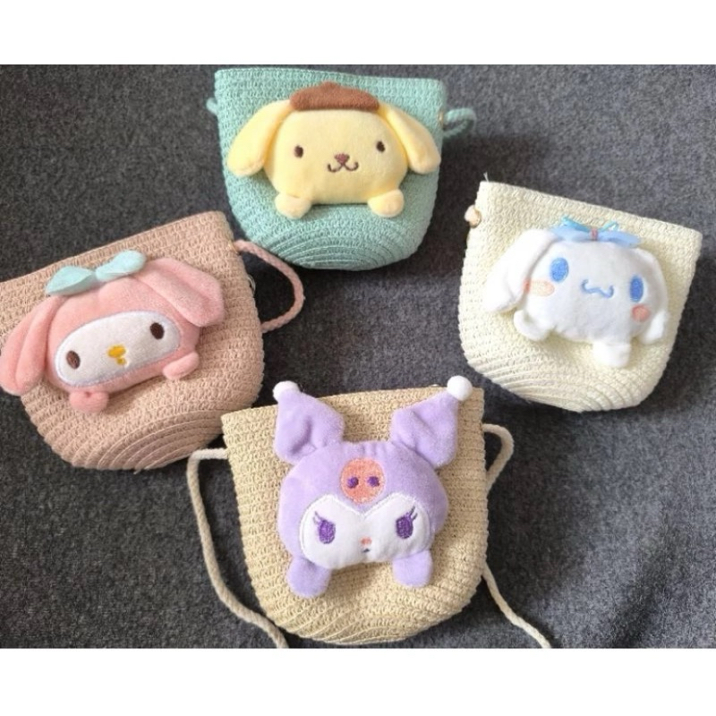 Jual Tas Boneka Sanrio / Tas Selempang Tas Jerami Anak Perempuan ...