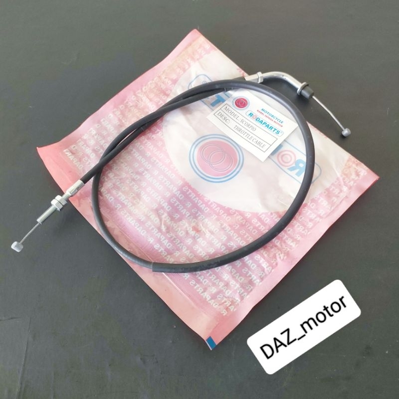 Jual KABEL GAS SCORPIO SCORPIO Z SCORPIO Z LAMA KOMPLIT RDP | Shopee ...