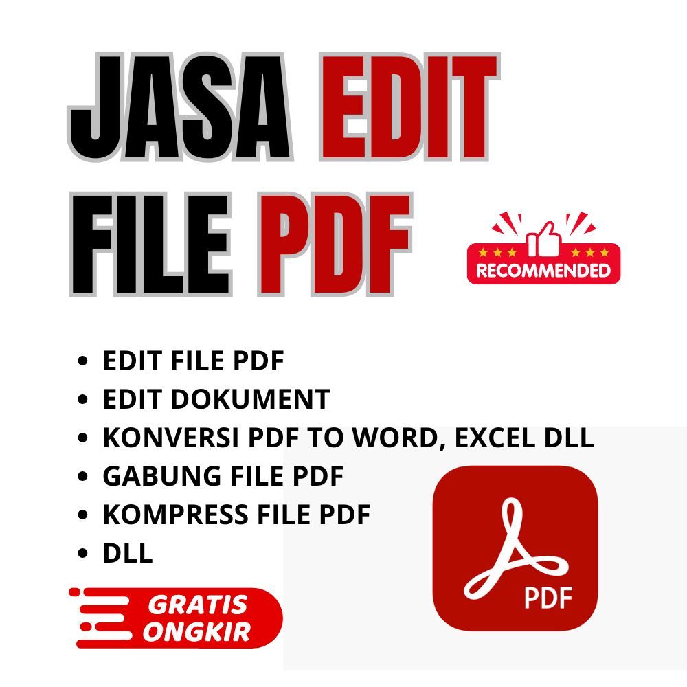 Jual Edit File Dokumen PDF Gambar Gabung File DLL | Shopee Indonesia