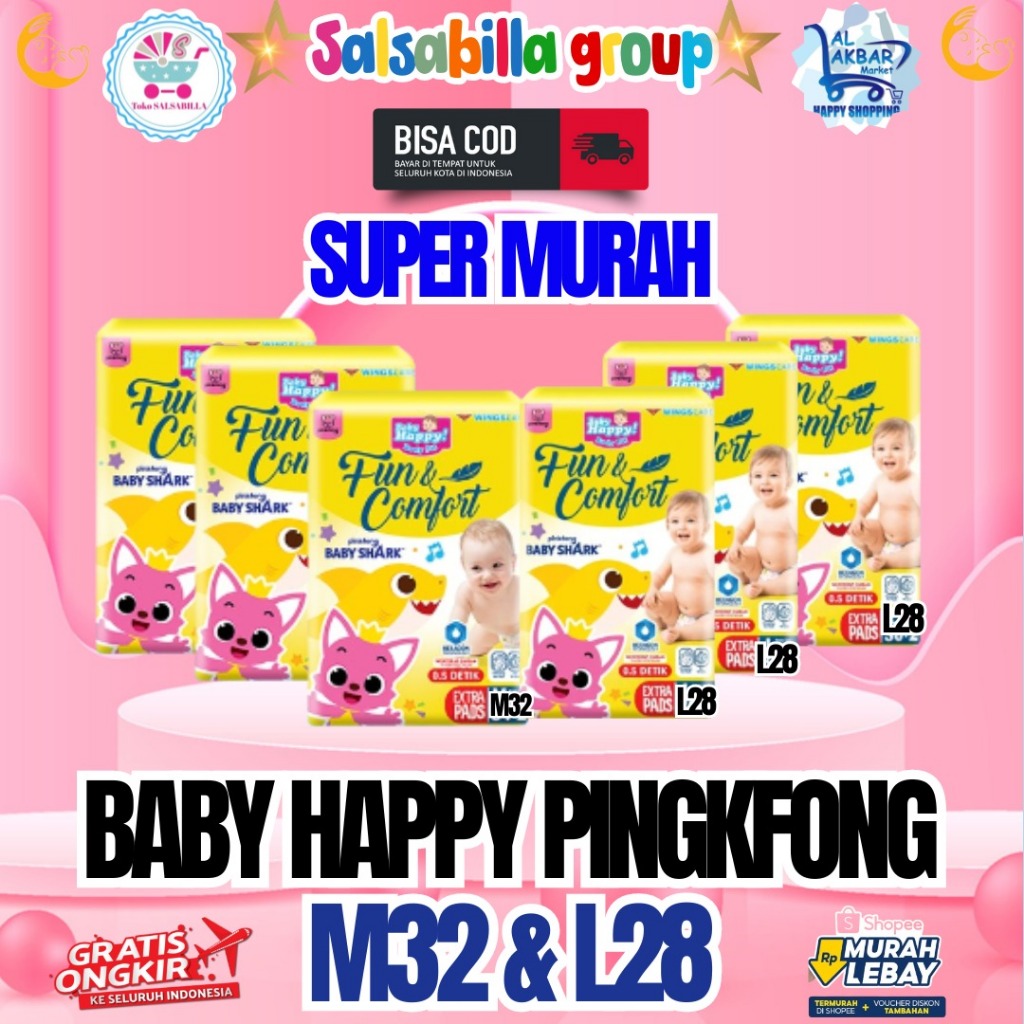 Jual BABY HAPPY PINKFONG M32 | Shopee Indonesia