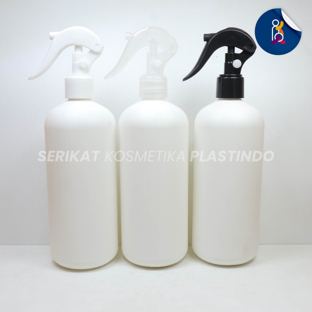 Jual BOTOL PUMP 500ML HDPE DOFF PUTIH TRIGGER BEBEK ALL WARNA 500ML NECK24 | Shopee Indonesia