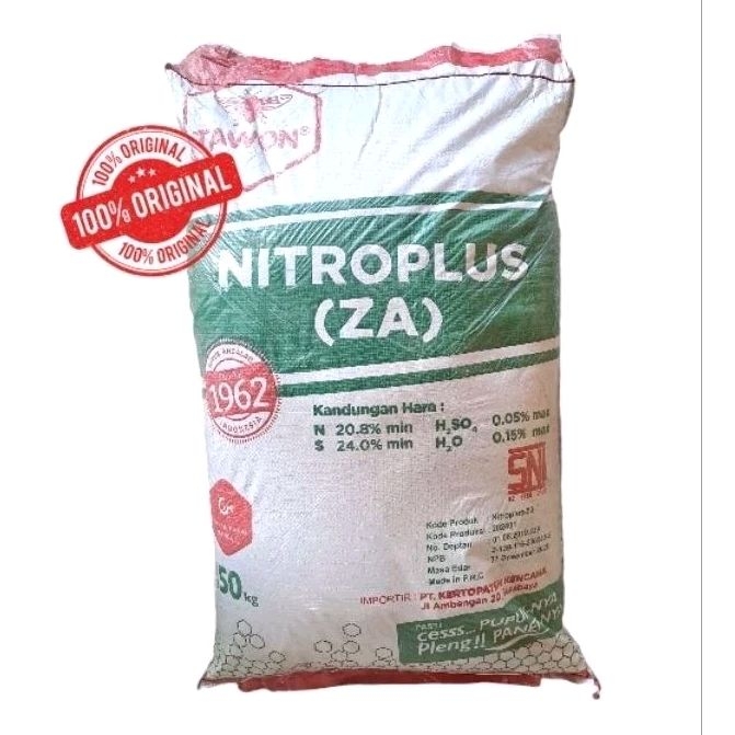 Jual Pupuk ZA NITROPLUS - 50 kg Cap Tawon (100% Original) | Shopee Indonesia