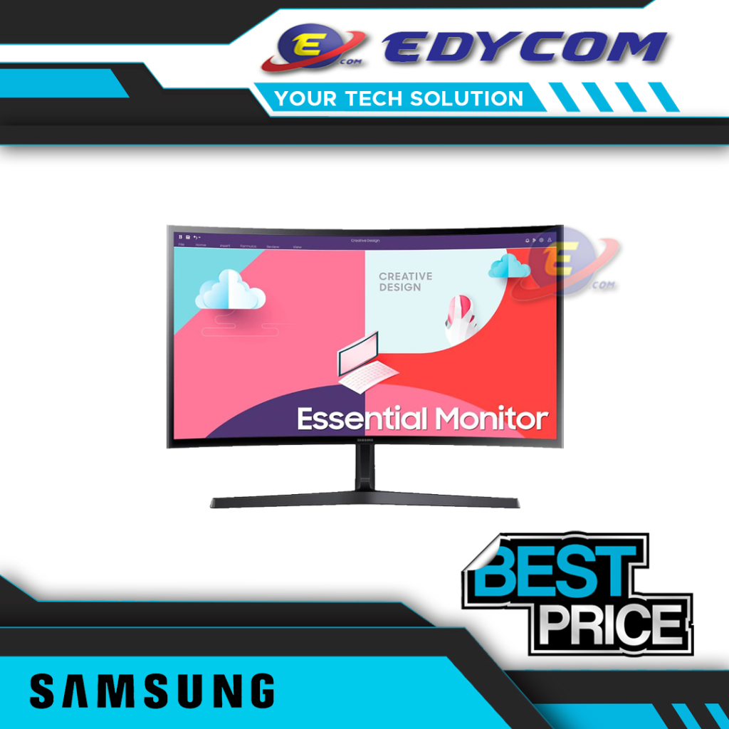 Jual Monitor Samsung 24" S24C366 Curved Essential FHD VA S36C 4Ms ...