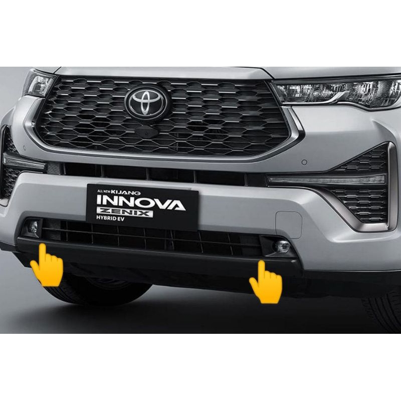 Jual Lam Grill Grille Bumper Bemper Depan Bawah Innova Zenix Hybrid ...
