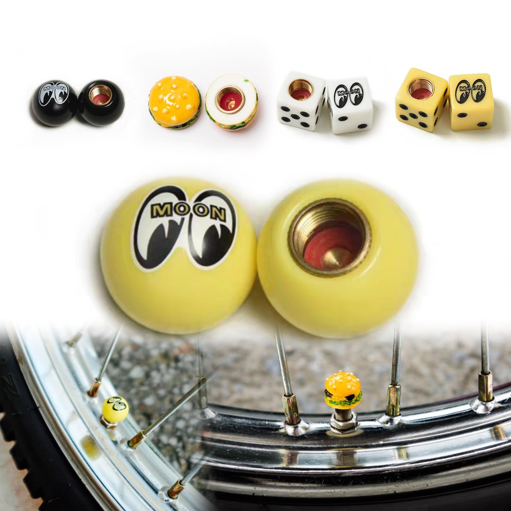 Jual Tutup Pentil Ban Mooneyes Original . Air Valve Mooneyes Kuning ...