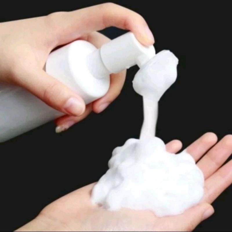 Jual Botol BRUSH PUTIH 100ML Foamer With Brush 100ml / Botol Pump Clear ...
