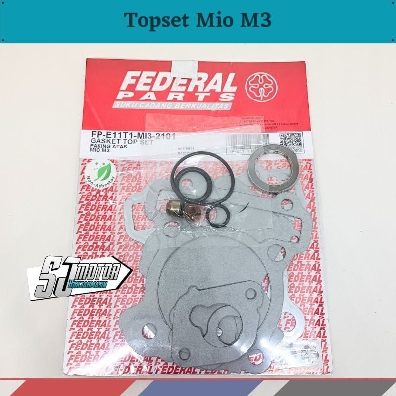 Jual Topset Top Set Gasket Kit FEDERAL Mio M3 Mio S Mio Z Freego Soul ...